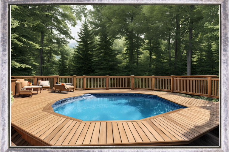 9 Steps to Build an Above Ground Pool Deck - patioescape.com